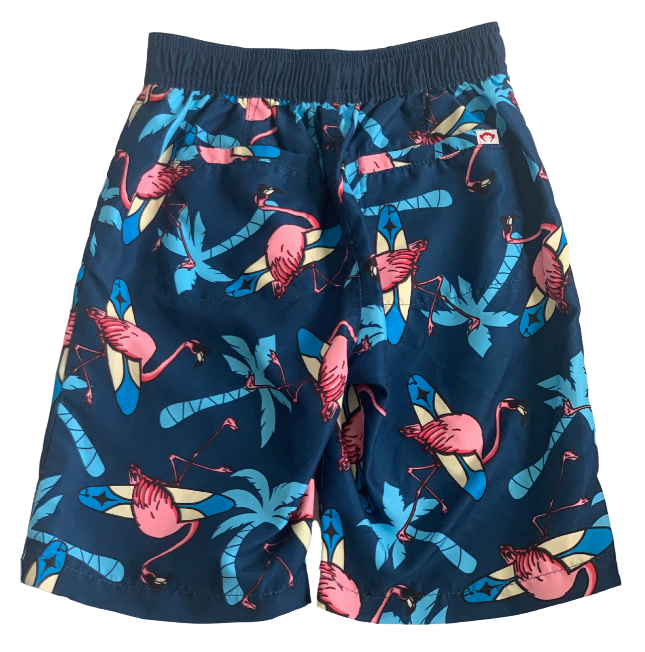 Flamingo Surfer Swim Trunks – Connor and James